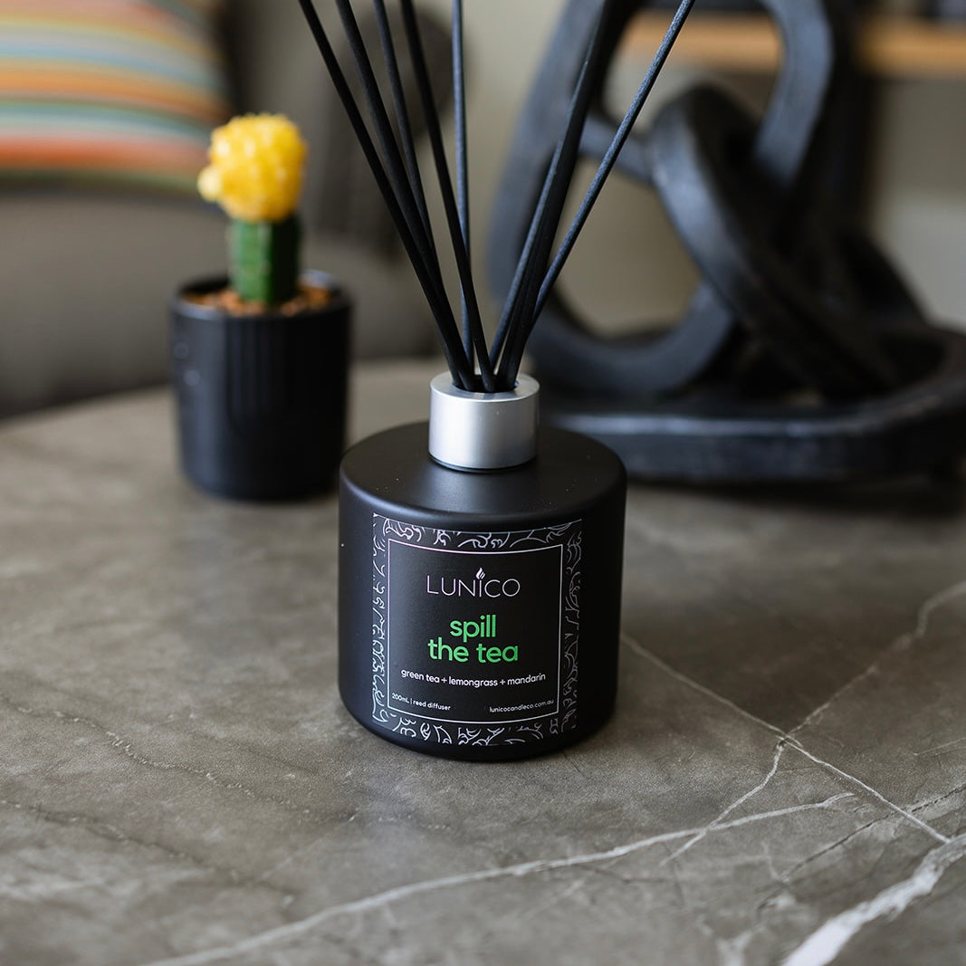 Spill The Tea Reed Diffuser – Lunico Candle Co.