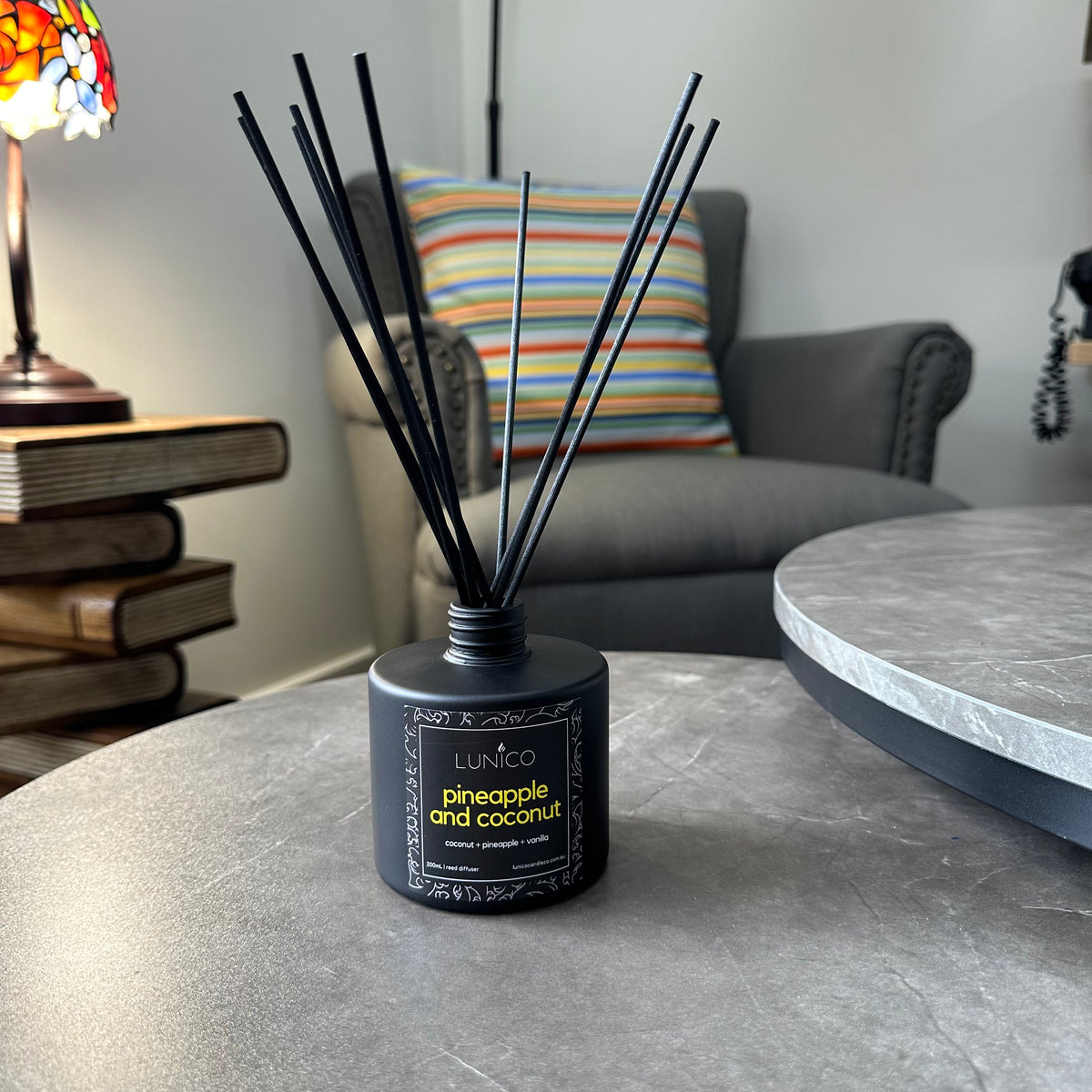 Pineapple & Coconut Reed Diffuser – Lunico Candle Co.